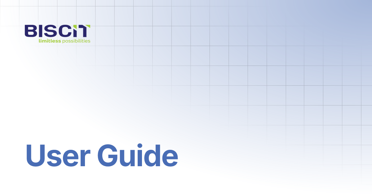 User Guide | BISCIT