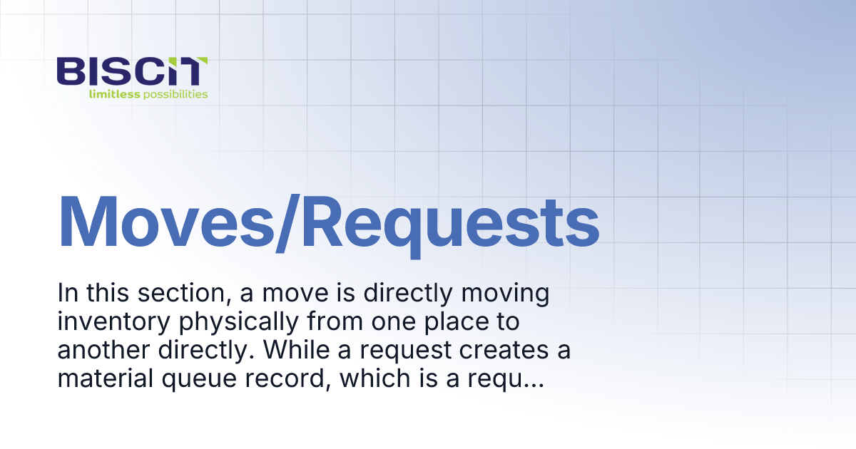 Moves/Requests | BISCIT
